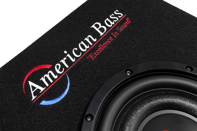 American Bass Downfire Subwoofer Enclosure for Titanium Slim 8” Sealed ...