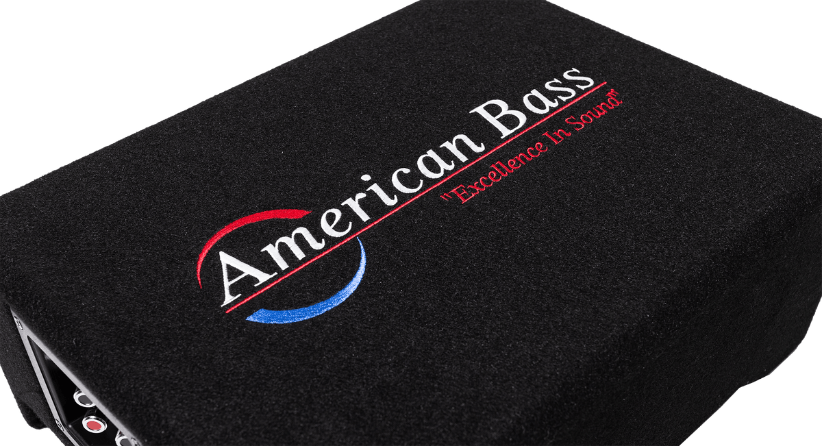 American Bass Downfire Subwoofer Enclosure for Titanium Slim 8” Sealed ...