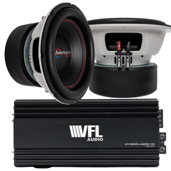 Power Pack: 2 Titan 1044 Subwoofers + VFL Hybrid 4800.1 Amplifier