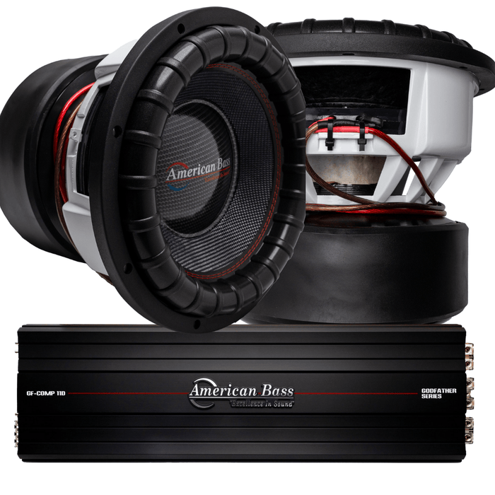 Power Pack: 2 VFL Comp Signature 12 Subwoofers + Godfather Comp 11D Am