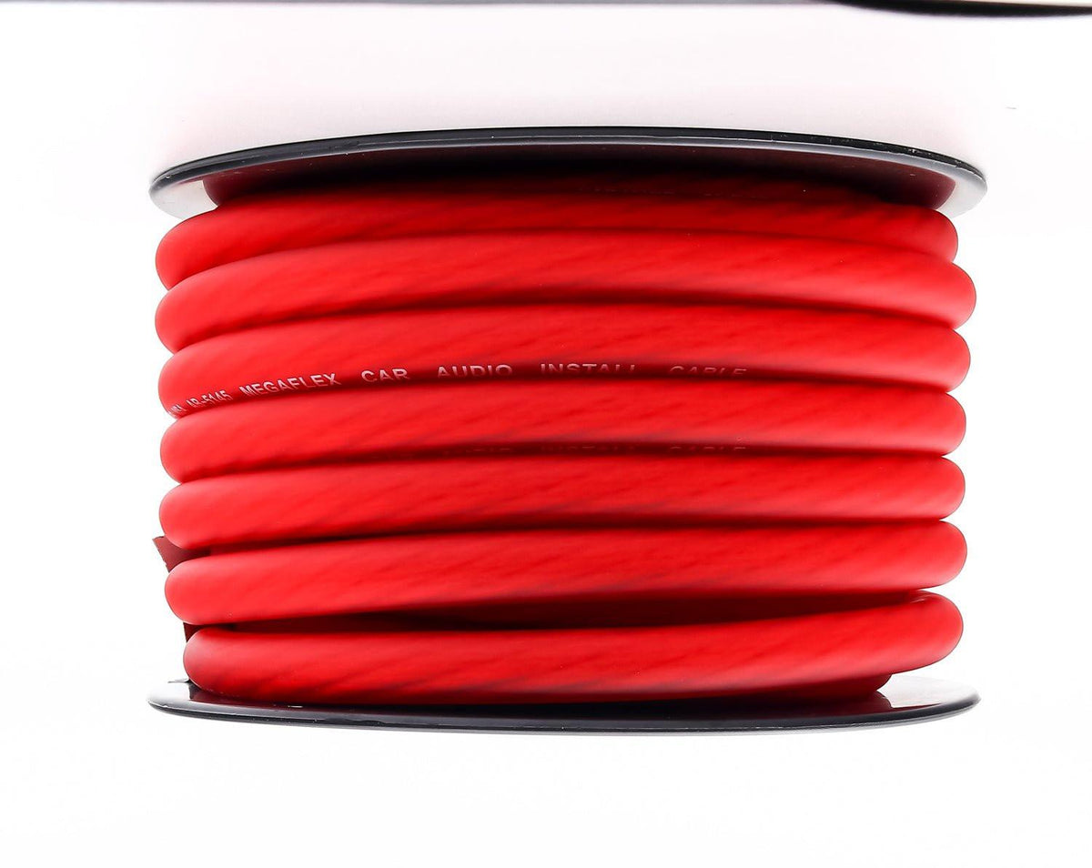 American Bass 1/0 Gauge Mega Flex Power Cable: CCA Wire for Car Audio ...