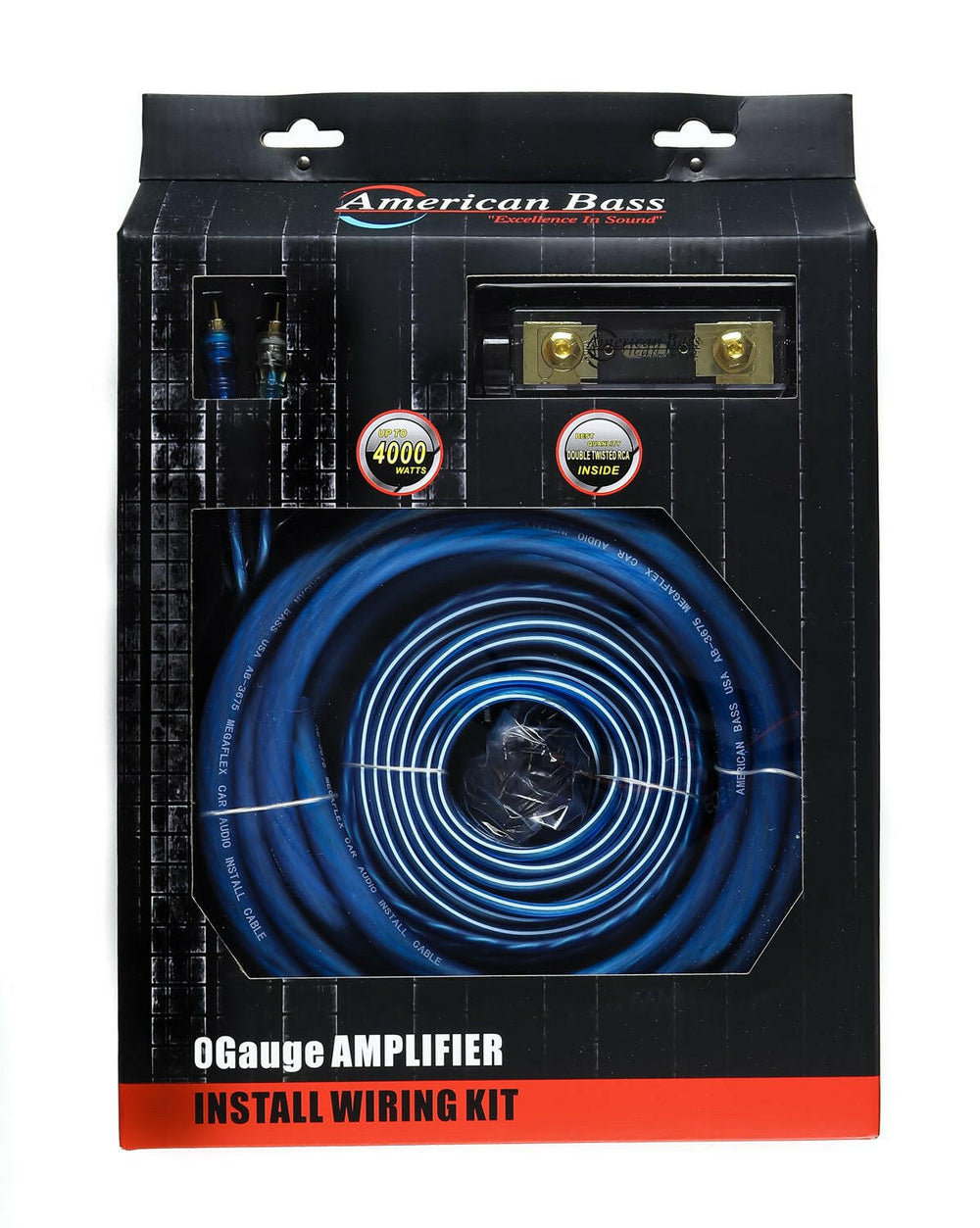 American Bass 0 Gauge Amplifier Kit: High-Performance Car Audio Wiring ...