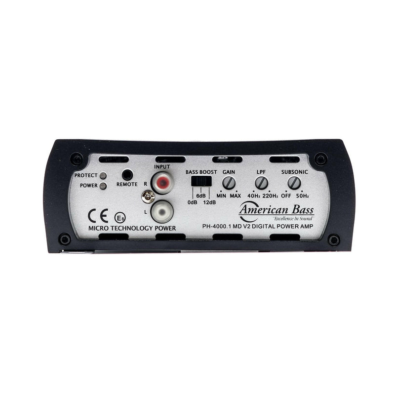 PH-4000 MD Car Amplifier Compact High-Power Amp: SKU PH4000MD